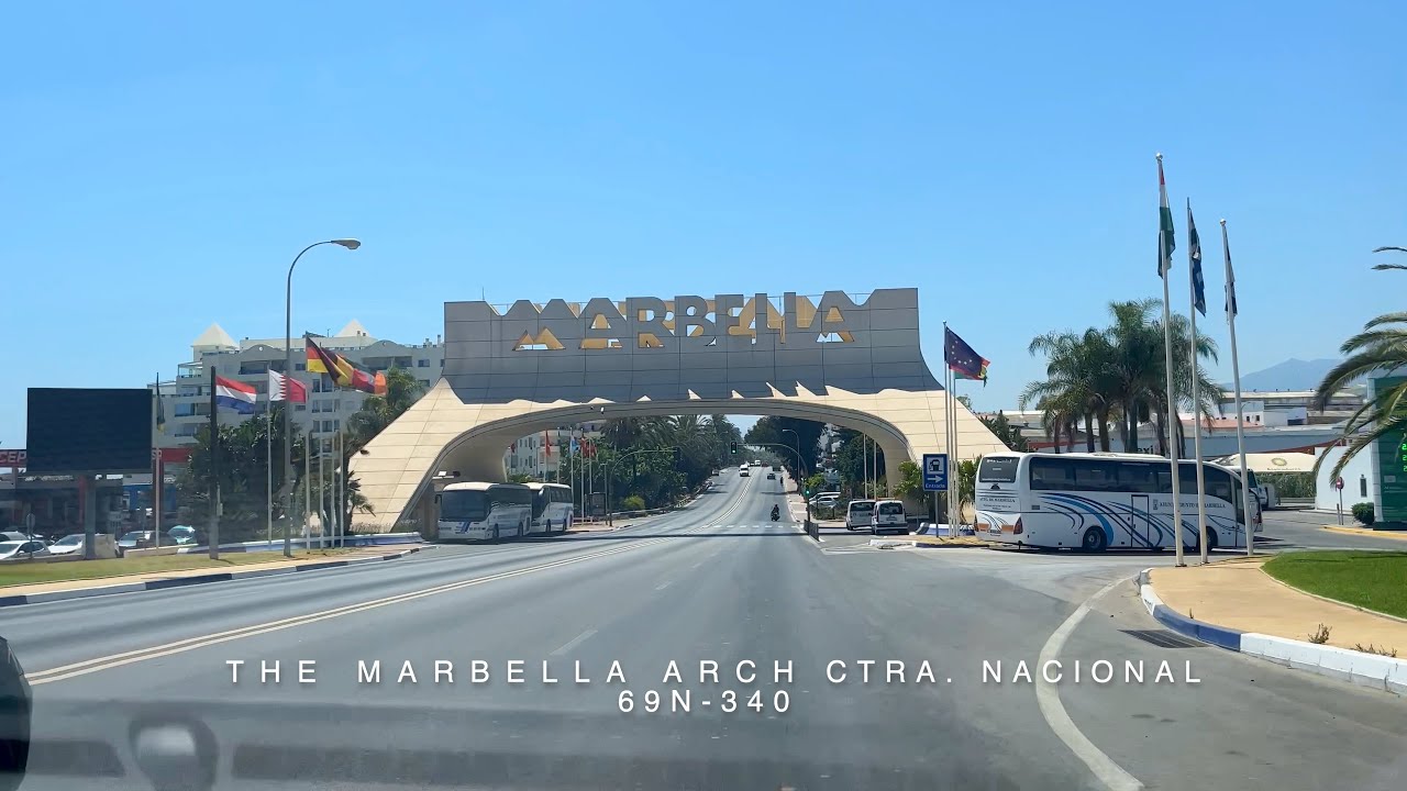 Marbella East, Drive In and Out [4K] - YouTube