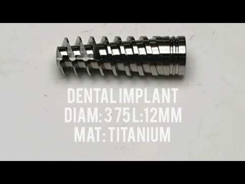 Tornos Multiswiss 6x16 - Dental implant - YouTube