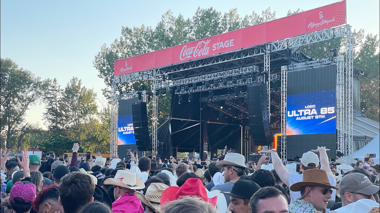 Logic Performing At The Coca Cola Stage At The 2024 Calgary Stampede ...