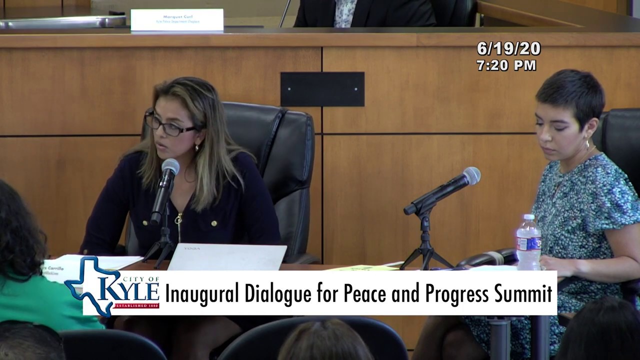 Kyle Peace and Progress Summit - Mothers4BlackLives, Gladys Carrillo 1 ...