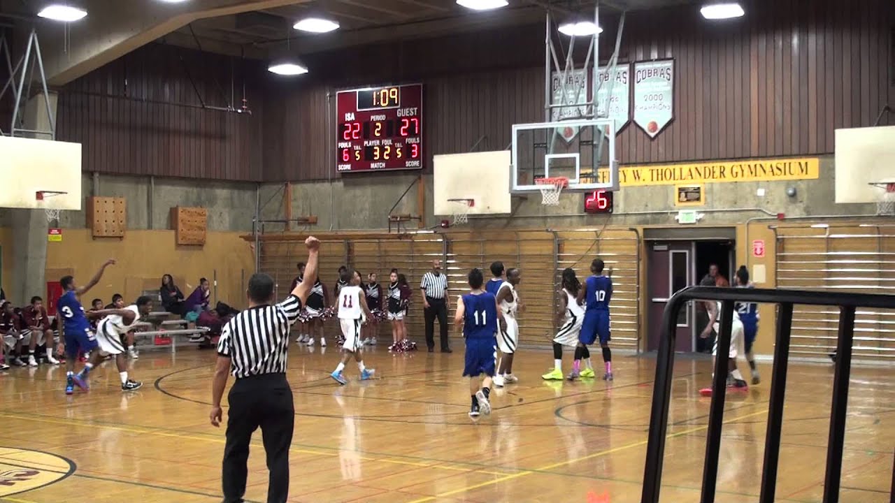June Jordan vs ISA high school (varsity basketball) Jan 31,2013 - YouTube