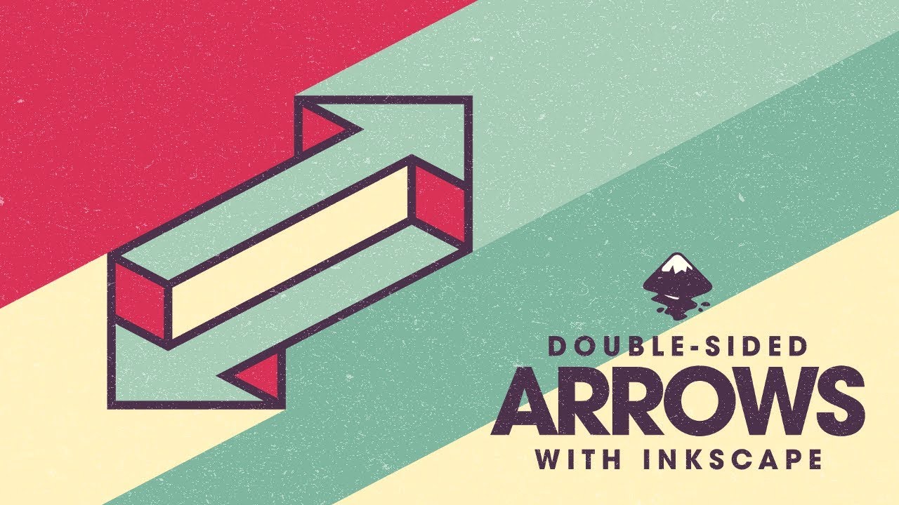 Inkscape Beginner Tutorial: Double-Sided Arrows - YouTube