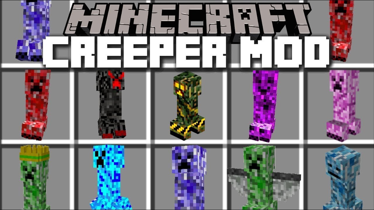 ‏Minecraft CREEPER MOD / FIGHT AND SURVIVE THE BIG EVIL CREEPERS ...
