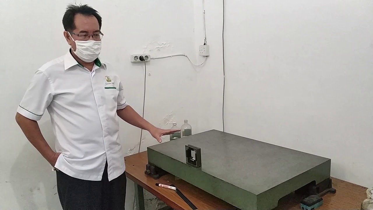 Modul 2 Pengukuran Kedataran dan Leveling Meja Rata - YouTube