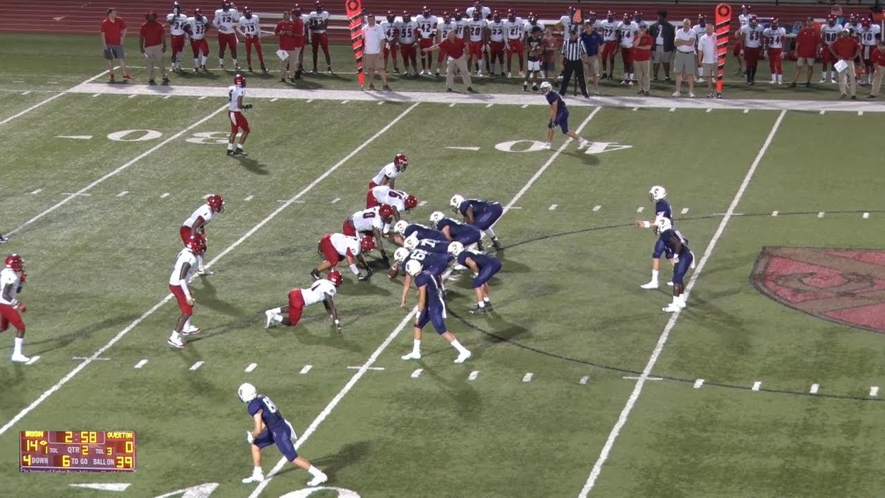 Overton at Father Ryan football — August 17, 2018 - YouTube