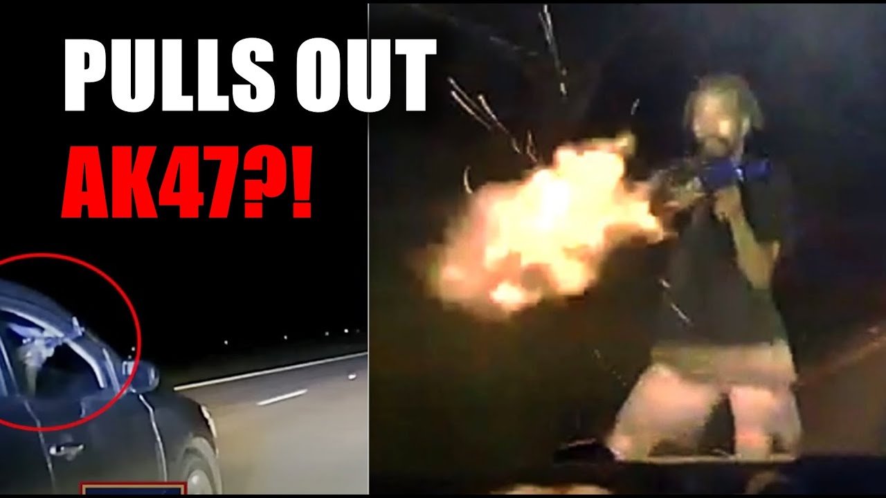 When a TERRORIST attacks a cop during high-speed chase - YouTube