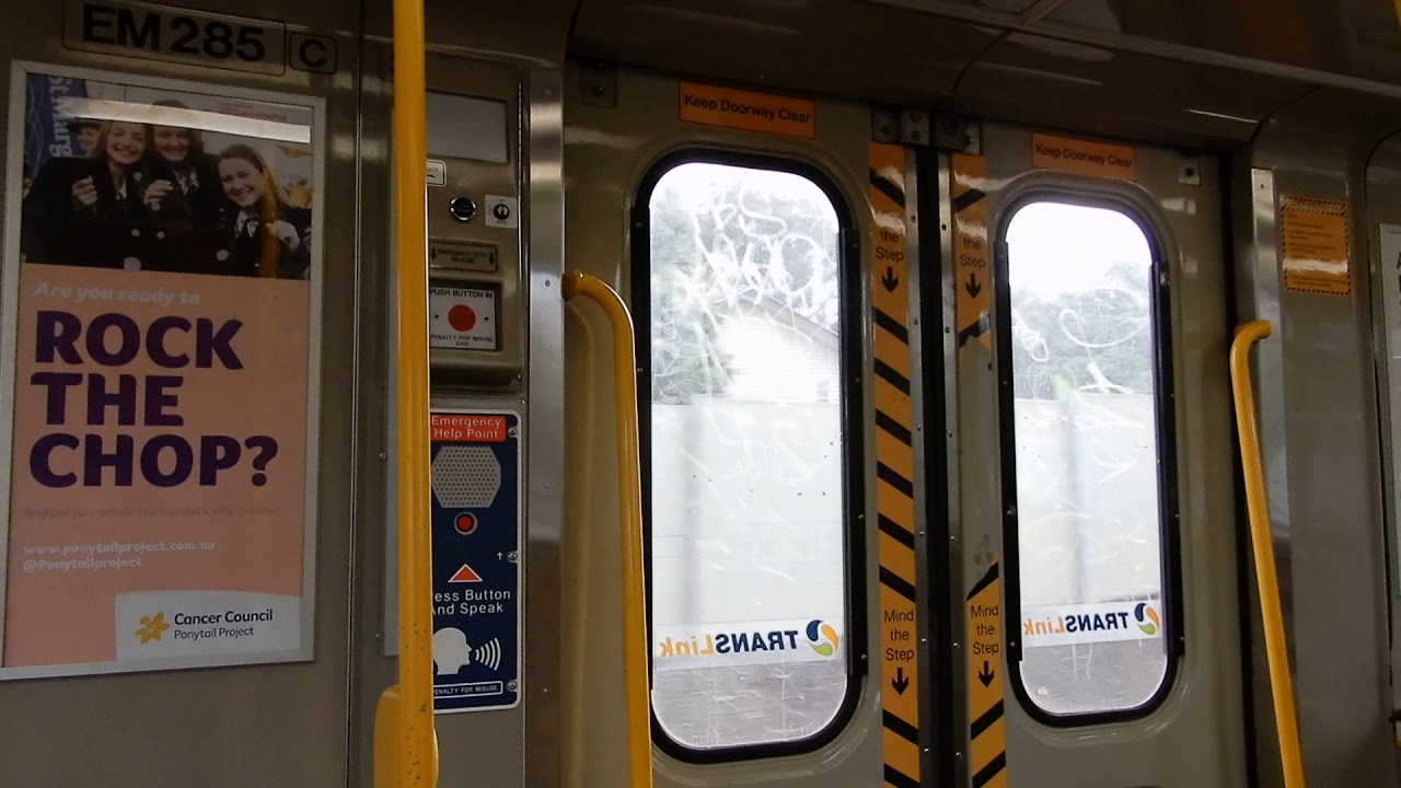 Queensland Rail Electric Multiple Unit (EMU 85): Darra to Corinda ...
