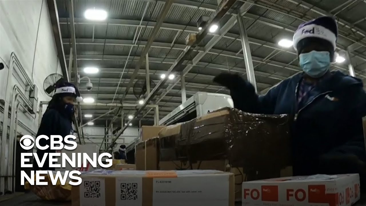 Inside look at FedEx processing center amid holiday season - YouTube