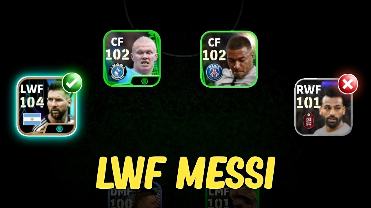Unlocking Lionel Messi's LWF Position in efootball 2024 - YouTube