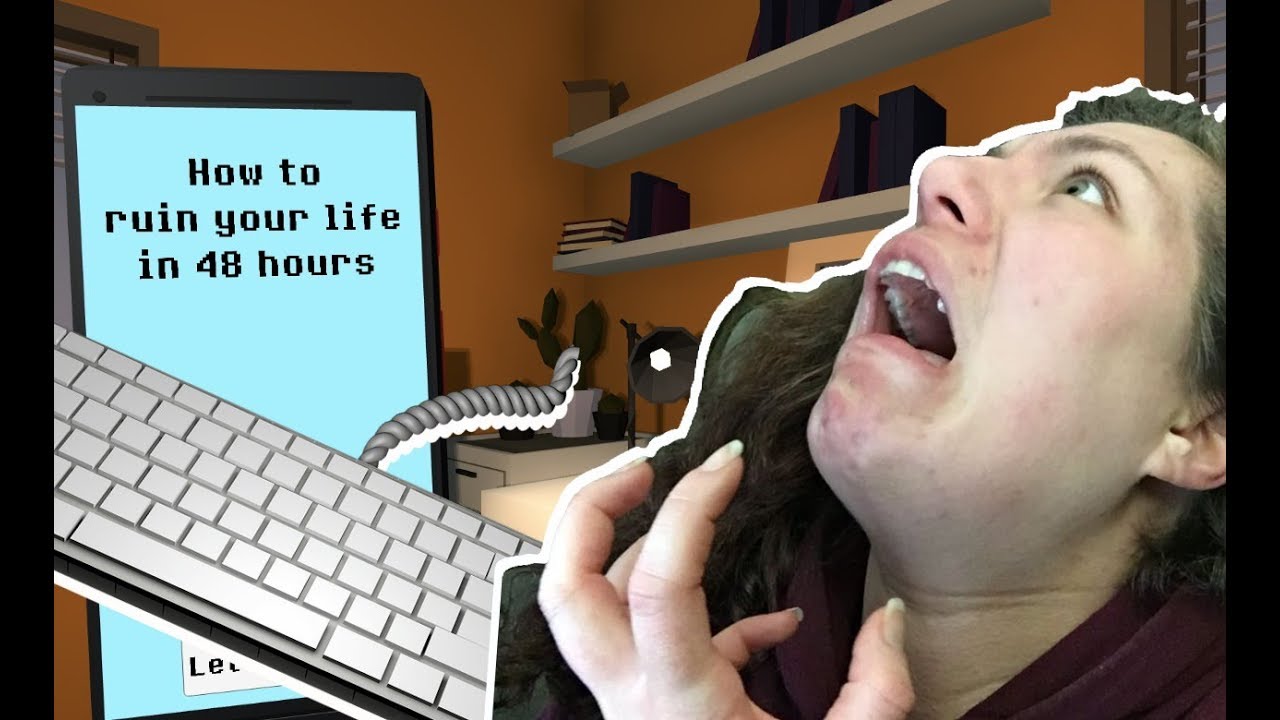 How to ruin your life in 48 hours (indie game) with tesseption - YouTube