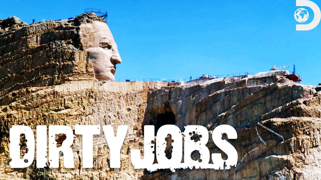 Mike Rowe Helps Carve the Crazy Horse Monument! | Dirty Jobs ...