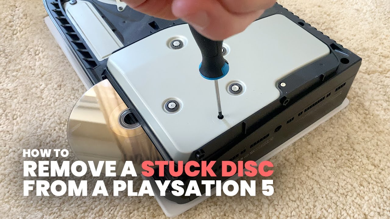 Quickly Remove a Stuck Disc from a PlayStation 5 - YouTube