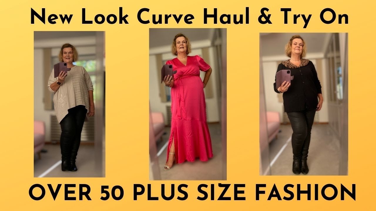 New Look Curve Haul & Try On - Over 50 Plus Size Fashion - YouTube