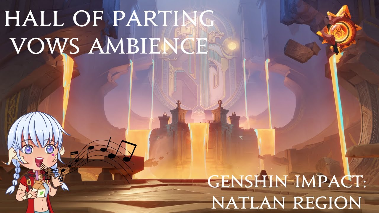 Genshin Impact - Hall of Parting Vows Ambience 1 Hour OST Loop - YouTube