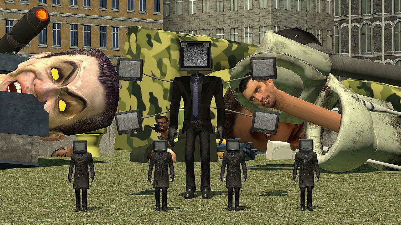 NEW TV MAN BOSS ARMY VS ALL SKIBIDI TOILET BOSSES In Garry's Mod! - YouTube