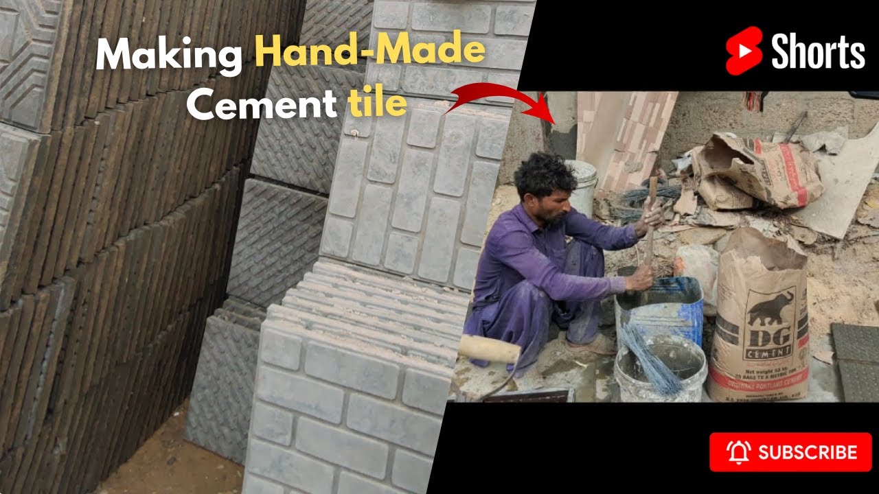 How to Make Cement Tile | Amazing Concrete Tiles | How Ready to Tuff ...