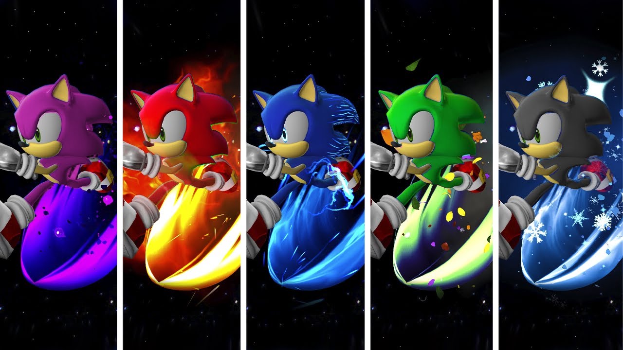 Sonic Colors Ultimate All Characters and All Customizations - YouTube