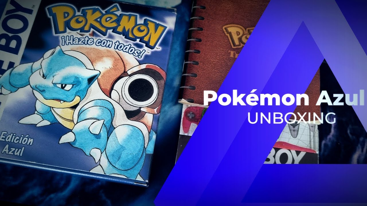 Unboxing de Pokémon Edición Azul (1999) - YouTube
