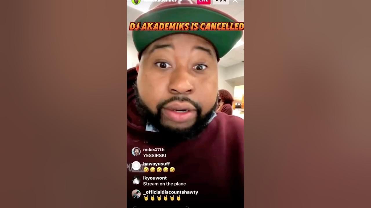 Dj Akademiks SCARED Owns Up To Inappropriate Behavior Online #akademiks #djakademiks - YouTube