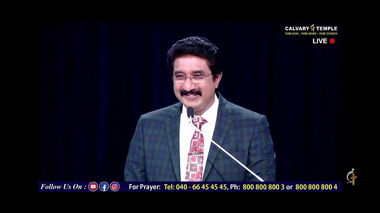 నీవు వెళ్లుతున్నా మందిరము బాగుందా?? Message by Dr. P. Satish kumar ...