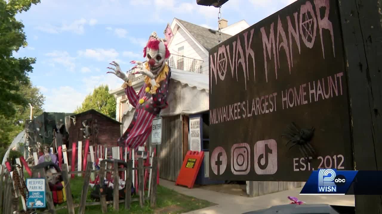 Popular neighborhood haunted house returns to West Allis - YouTube