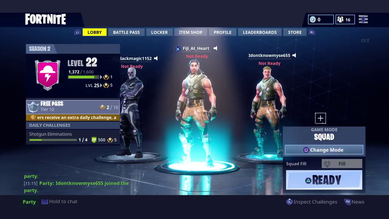 Fortnite squad _road for 5 wins_ road to 140 subs - YouTube