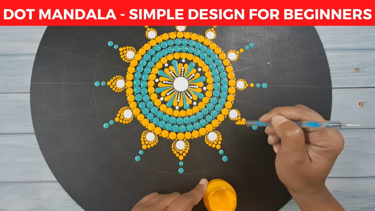 Dot Painting | Dot Art | Dot mandala for beginners | Mandala Art | 154 ...