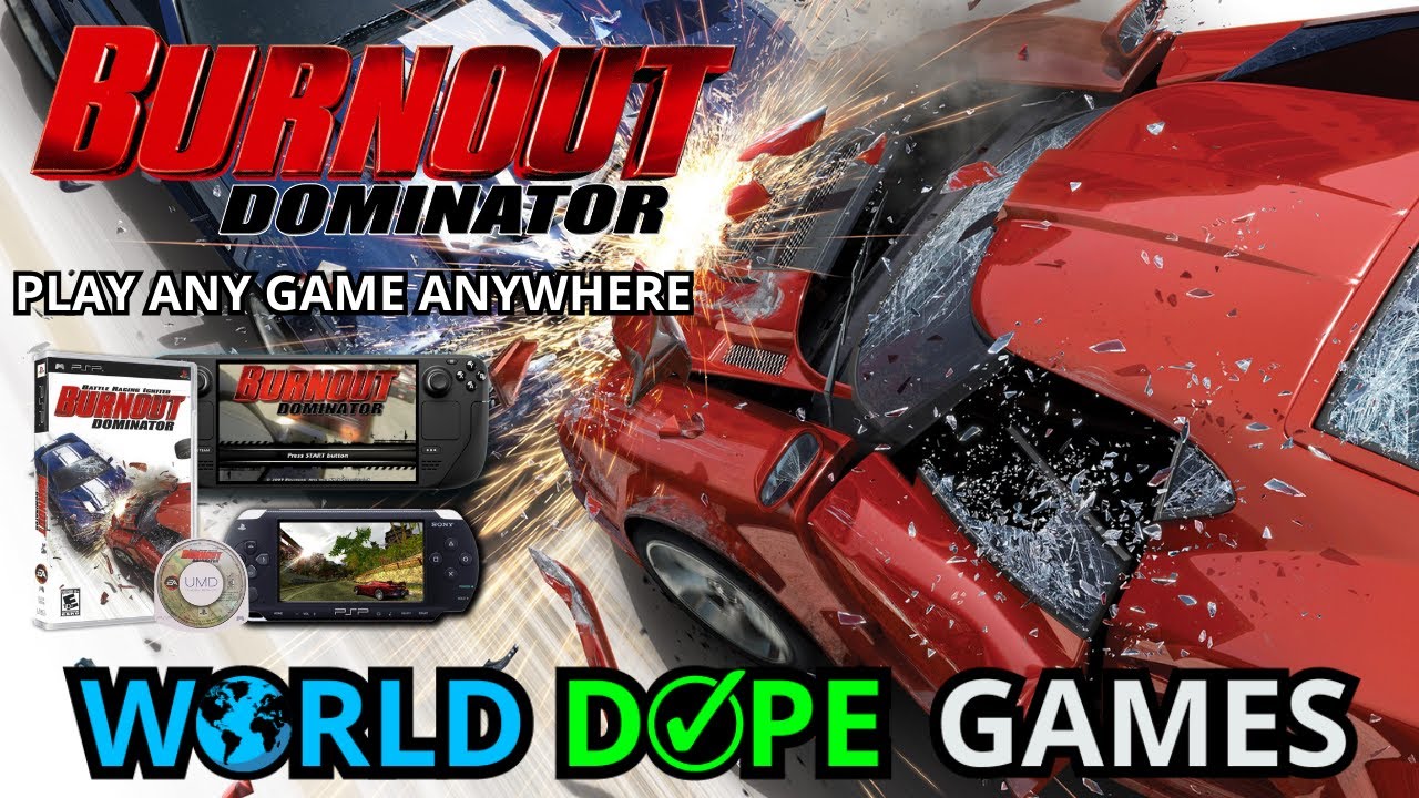 Burnout Dominator (2007) - PSP - ON STEAM DECK LCD PLAYING IN 2024?! - YouTube