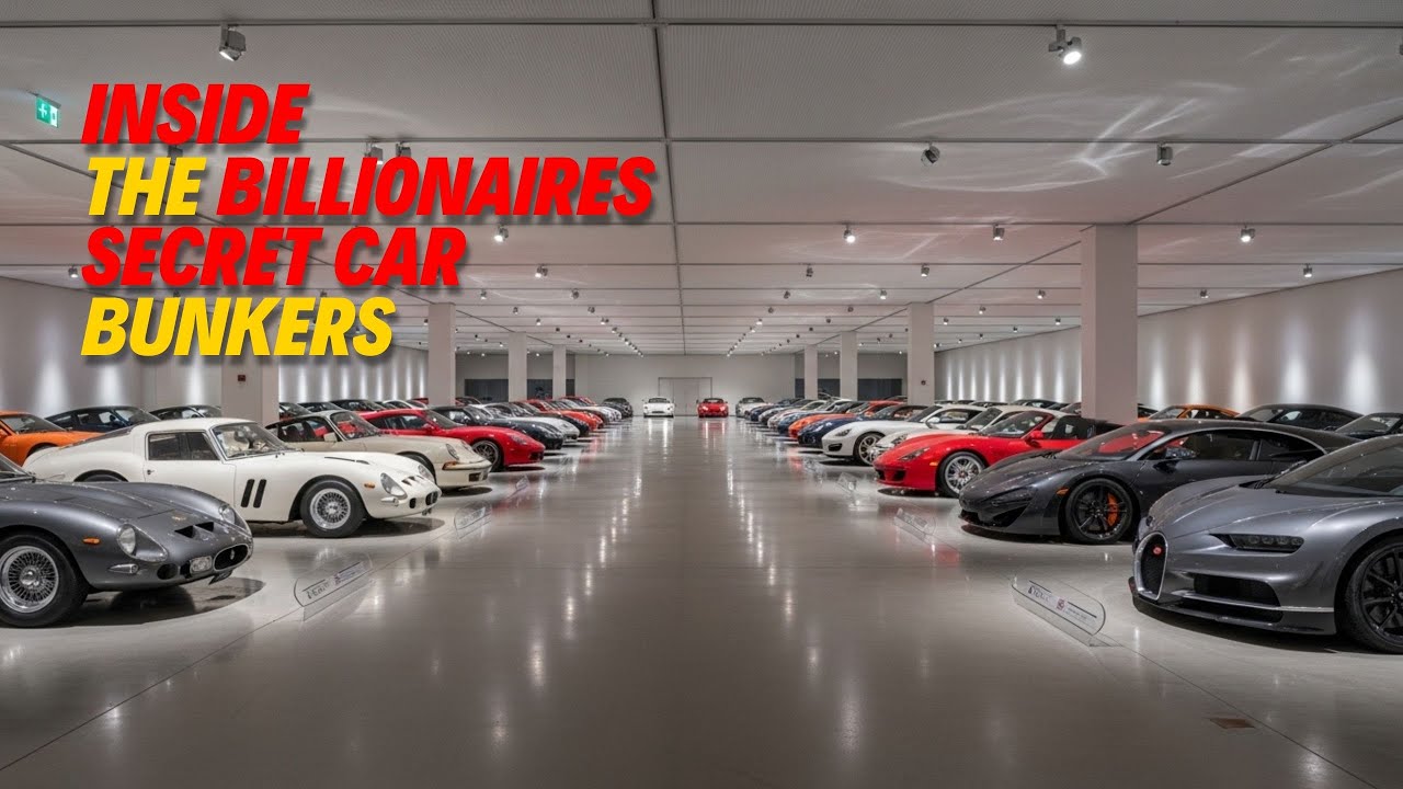 What are the SECRET Car Bunkers of the RICH? - YouTube
