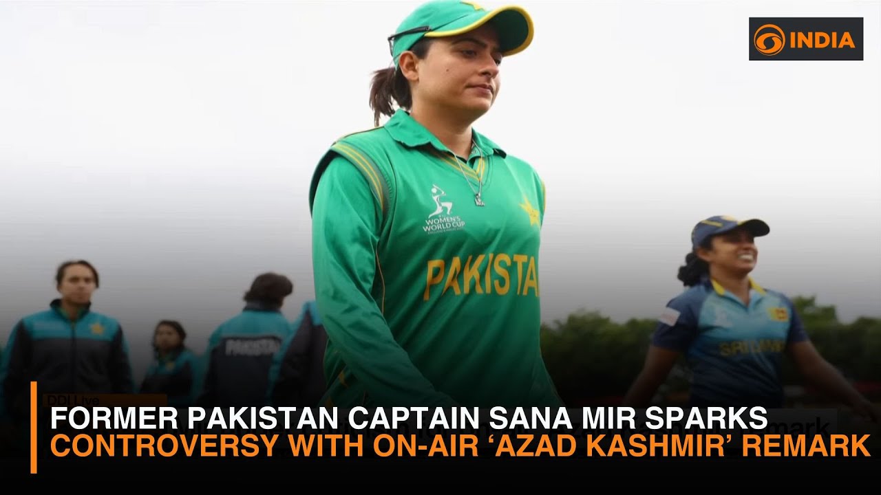 Former Pakistan Captain Sana Mir Sparks Controversy with On-Air ‘Azad ...