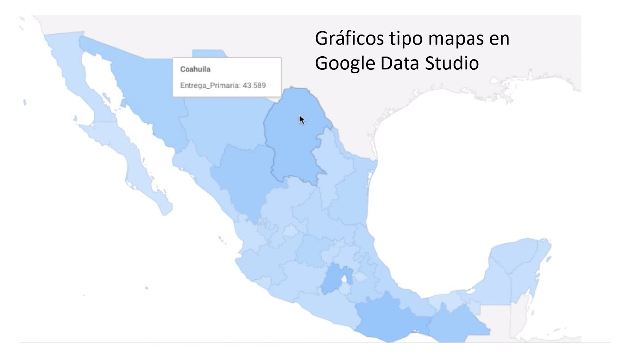 Uso de gráficos tipo mapas, en Google Data Studio - YouTube