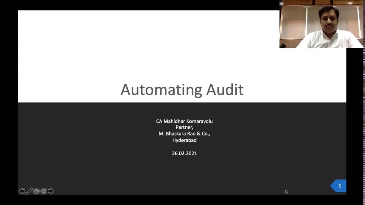 Webinar: Automating Audit to improve productivity and save time - YouTube
