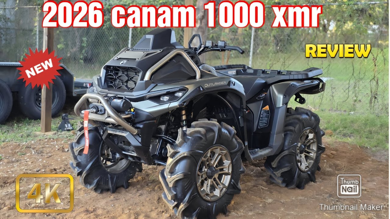 The all new 2026 Can-am outlander 1000 xmr review - YouTube