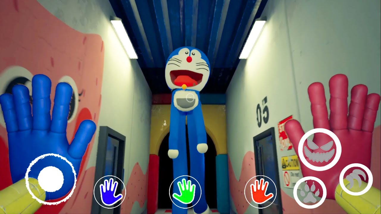 Poppy Playtime Mobile MOD OUTWITT | Huggy Wuggy Mod Doraemon!! - YouTube