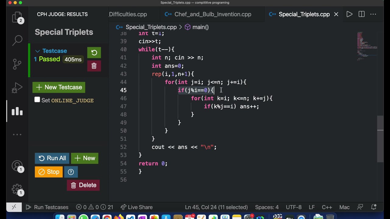 Special Triplets | CODECHEF August Challenge 2021 | Full Solution - YouTube