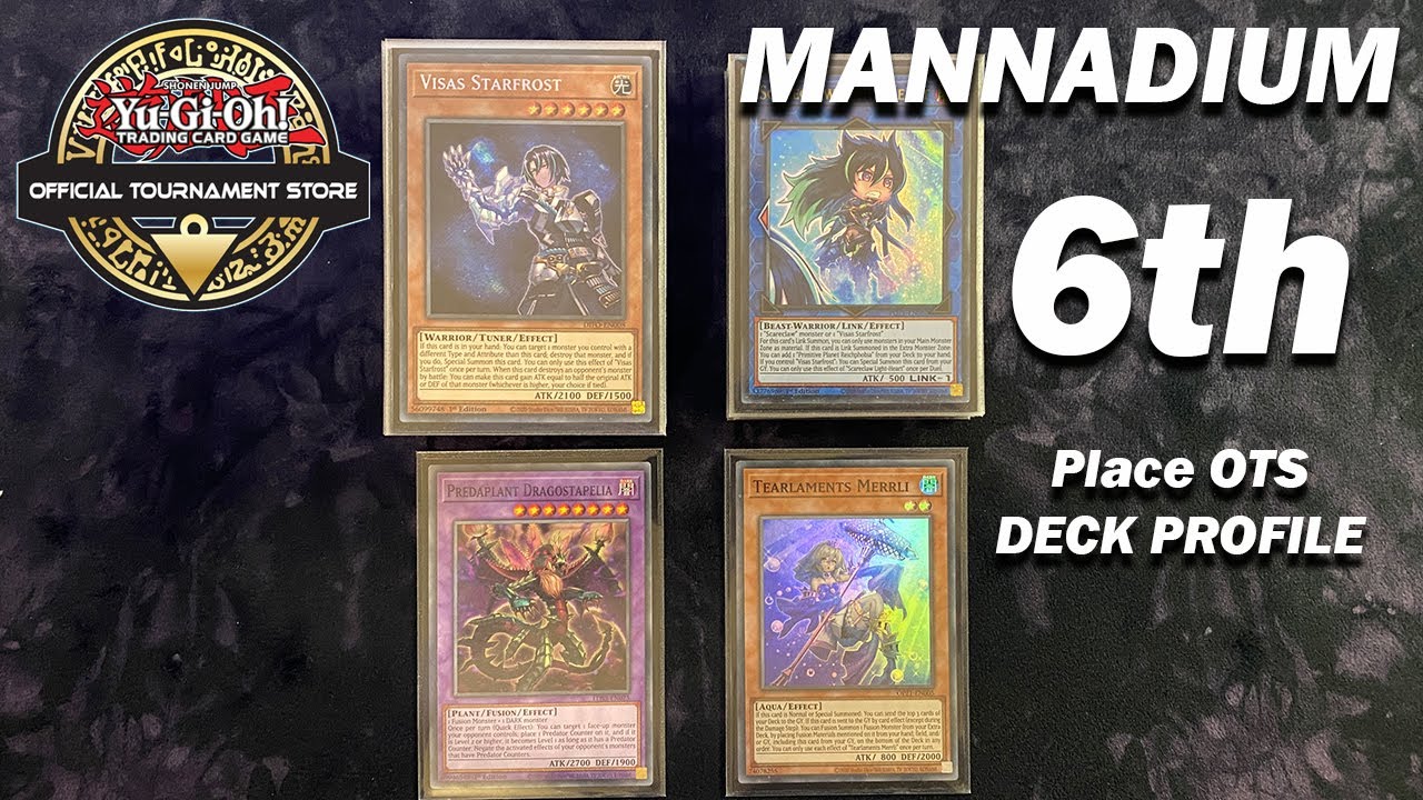 Yu-Gi-OH! 6th Place OTS Locals Mannadium Deck Profile 3-1-1 - YouTube