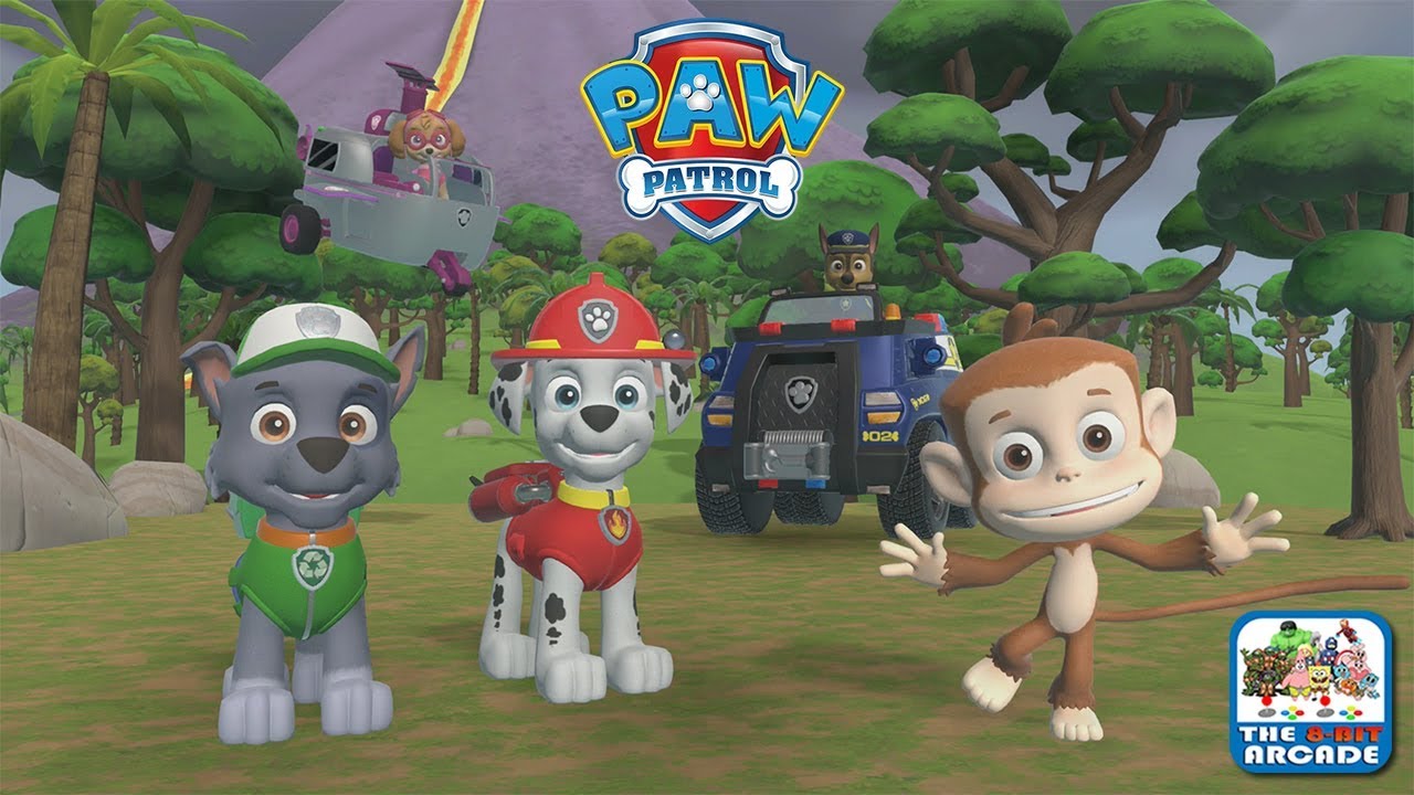 Paw Patrol: On A Roll - Lava from the Volcano has trapped Mandy the ...