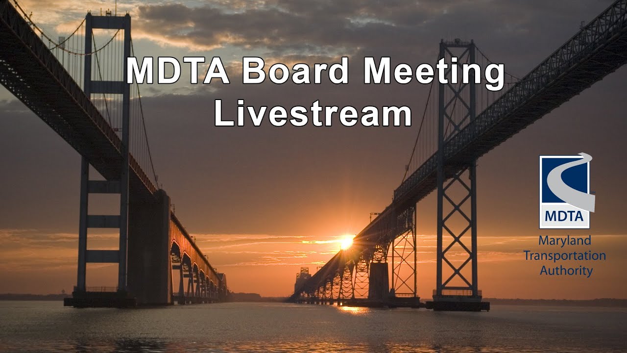 MDTA Board Meeting - April 25, 2024 - YouTube