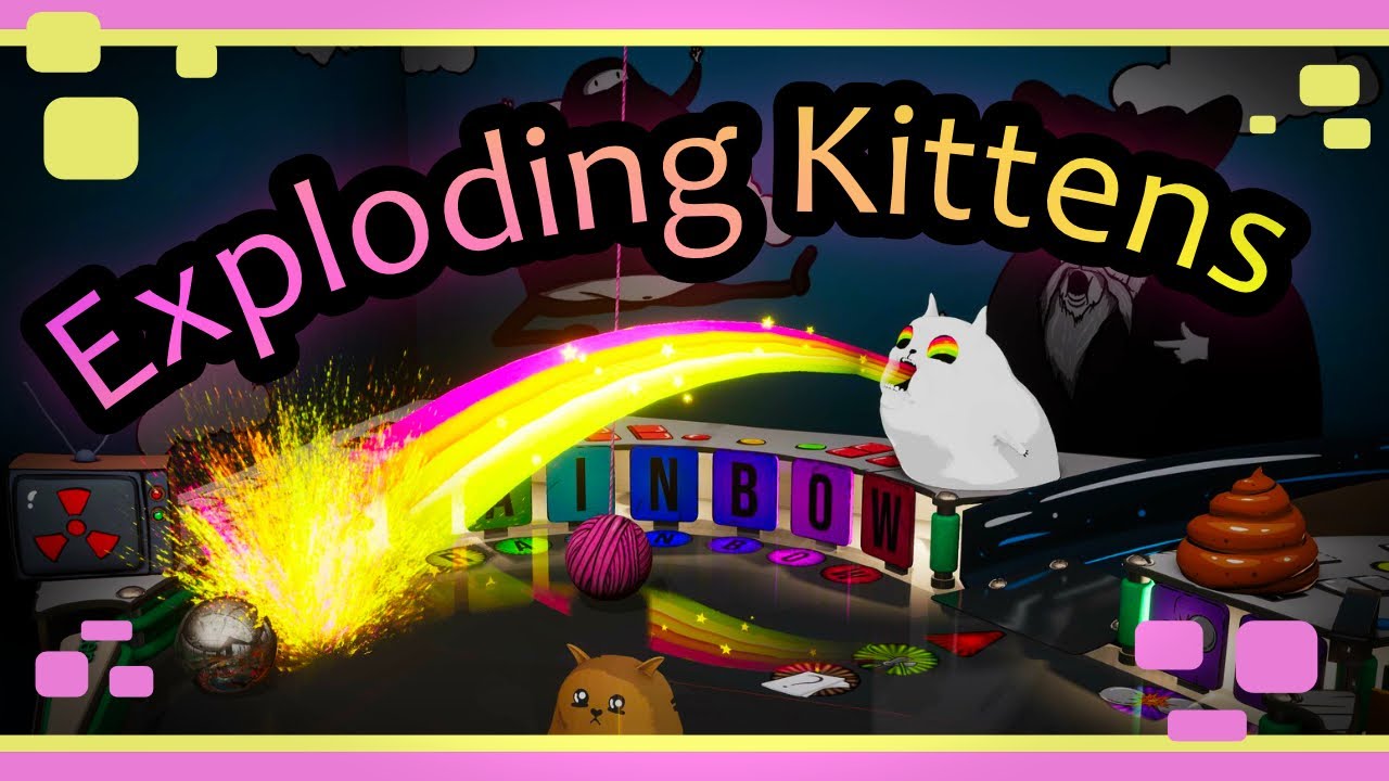 Pinball FX - Exploding Kittens: Fun with the 'Cat-astrophe' Table - YouTube