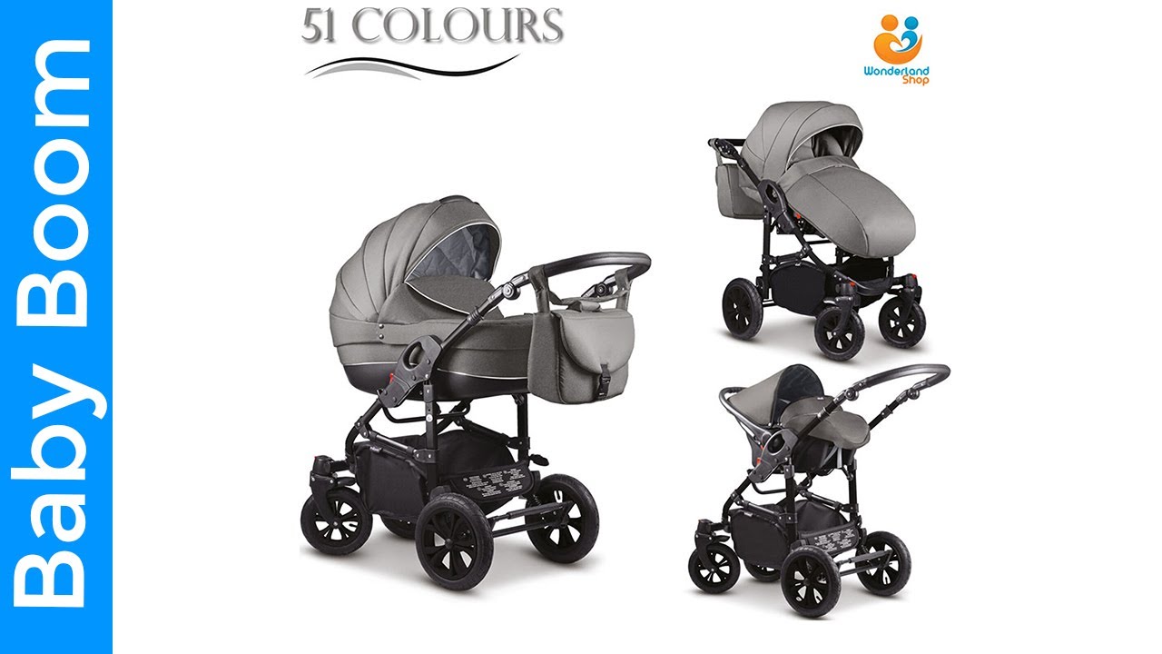 Baby Pram Buggy 3in1 Car Seat Carrycot Combi Travel System Pushchair ...