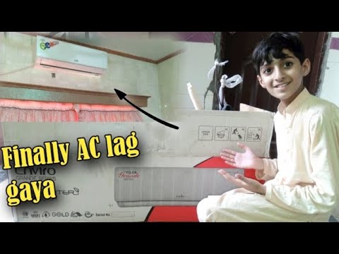 Air conditioner Fitting | AC setting | Janjua Bhai Vlogs - YouTube