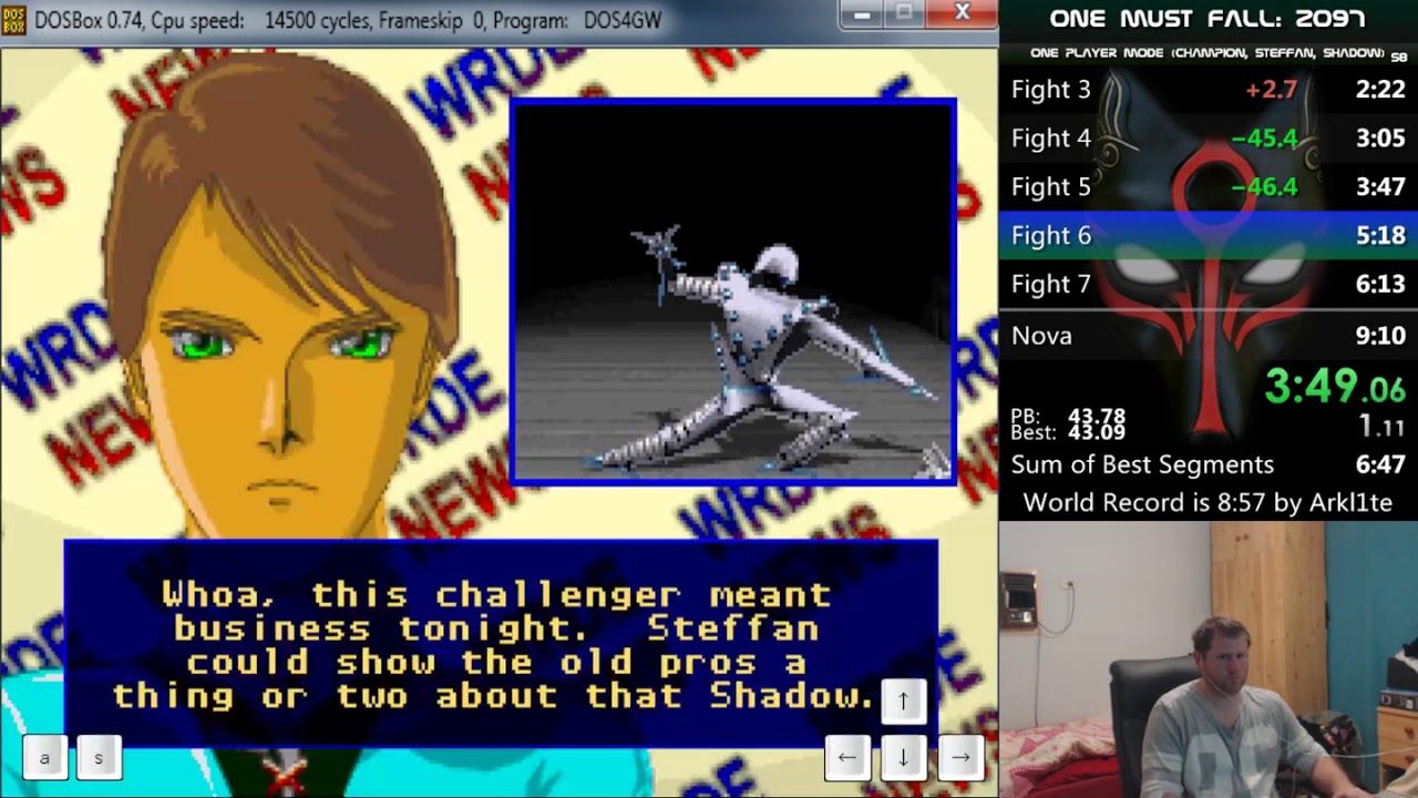 One Must Fall: 2097 - Speedrun (Champion, Steffan, Shadow) - 8:08 - YouTube