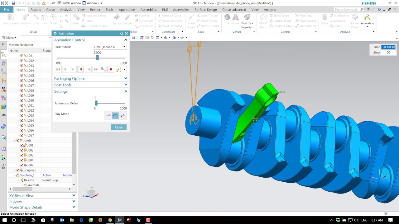 NX Assembly: Motion - Mô phỏng chuyển động trên NX - YouTube