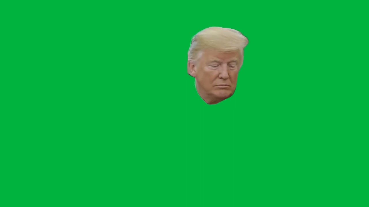 TRUMP GREEN SCREEN ALOT OF PEOPLE WAITING - YouTube