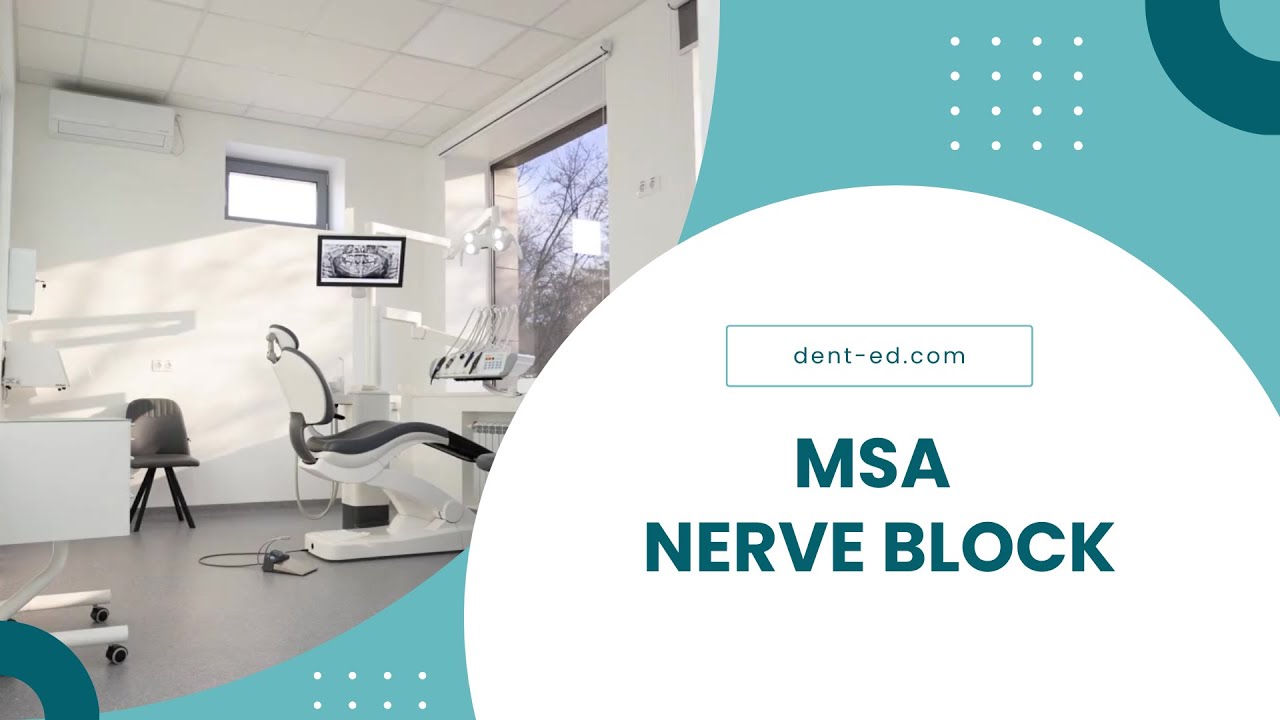 MSA (Middle Superior Alveolar) Injection - YouTube