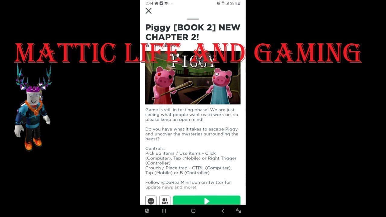 roblox live sub to mattic life and gaming - YouTube