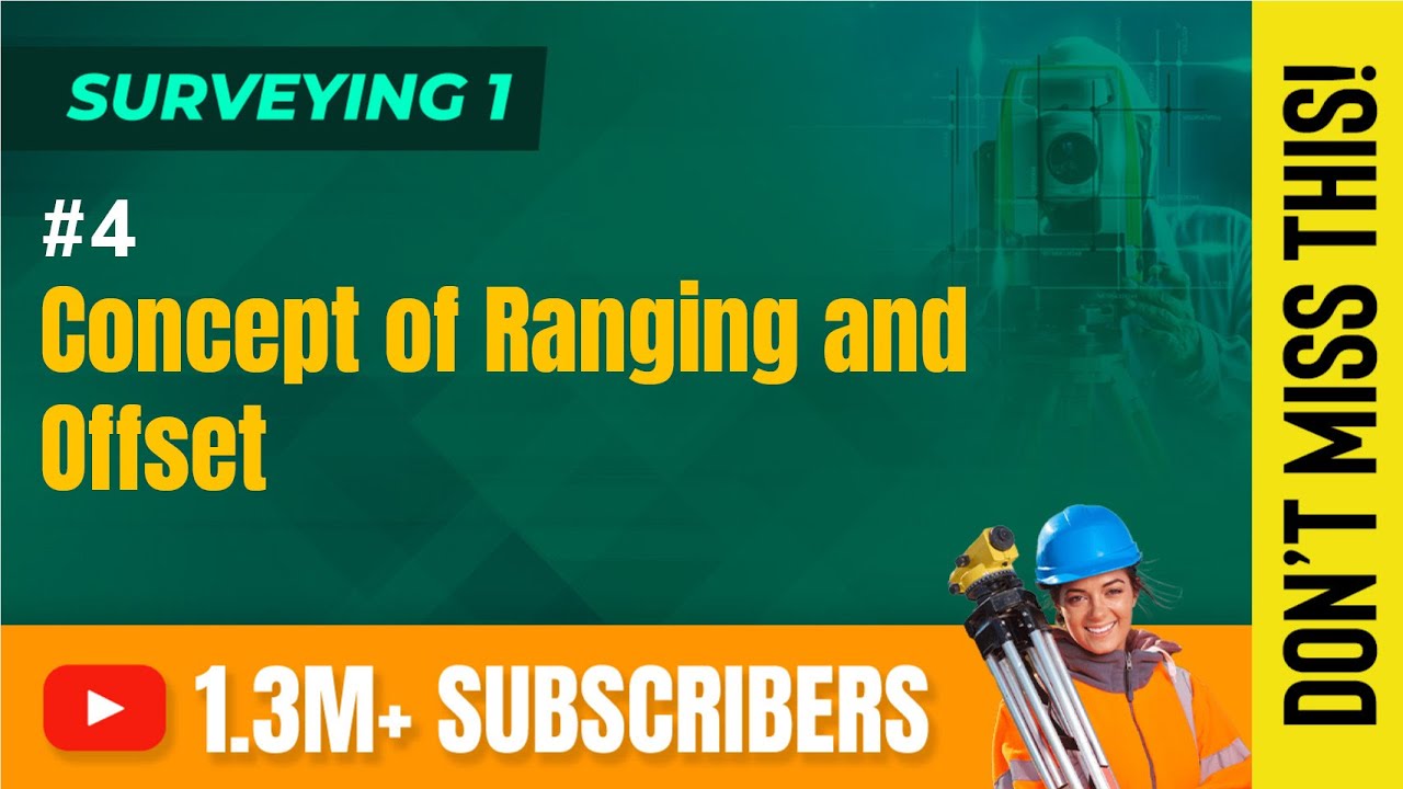 Rainging and Offset - Introduction to Surveying - Surveying 1 - YouTube