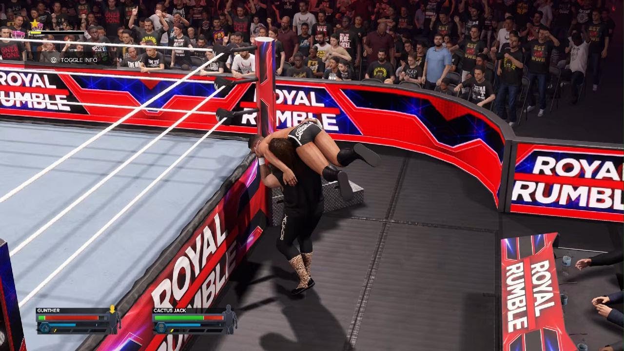 Gauntlet match For the Intercontinental Championship 2K 24 WWE - YouTube