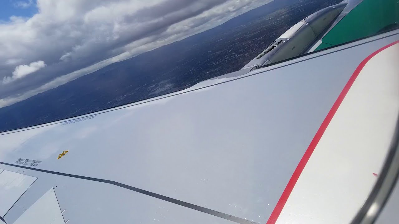 Frontier Airlines Take off from SFO Santa Francisco - YouTube