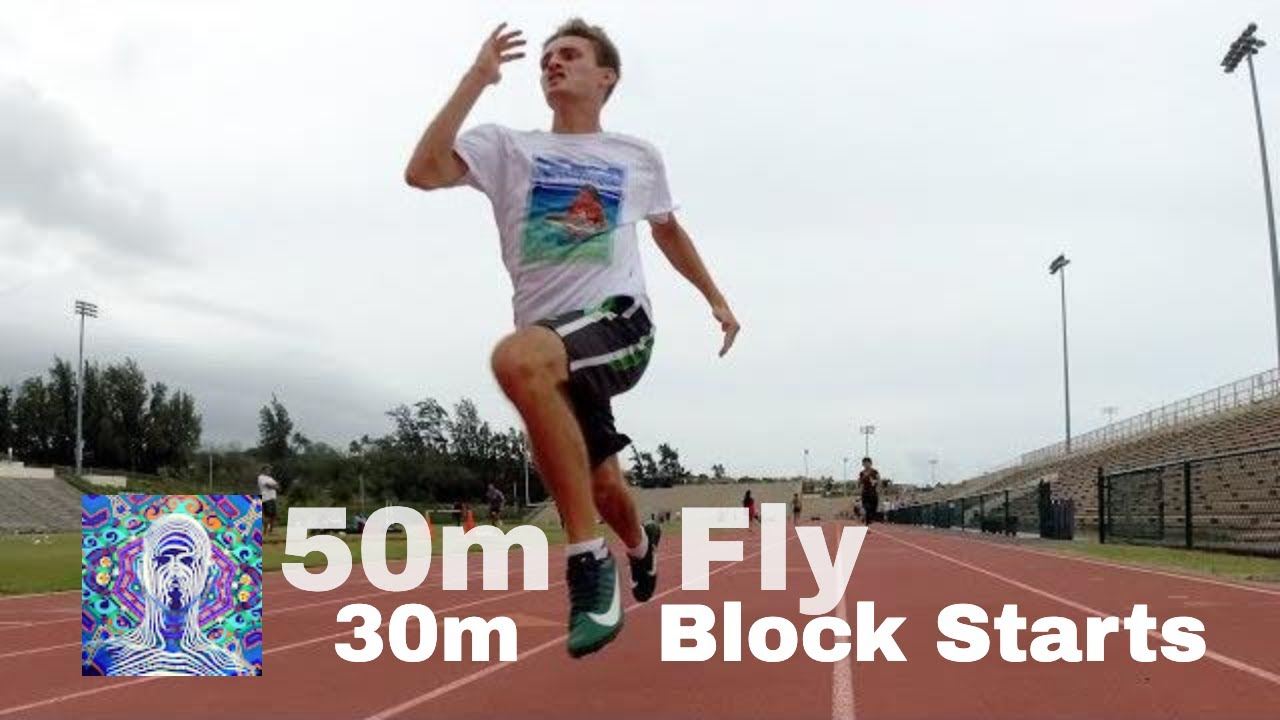 50m fly and 30m block starts - High School - YouTube